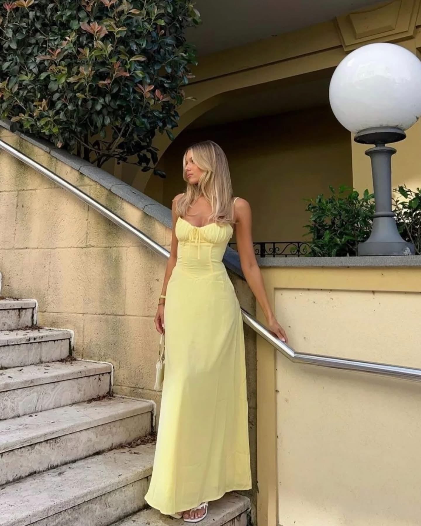 The Maggie Dress - Yellow – glamourhouseaustralia